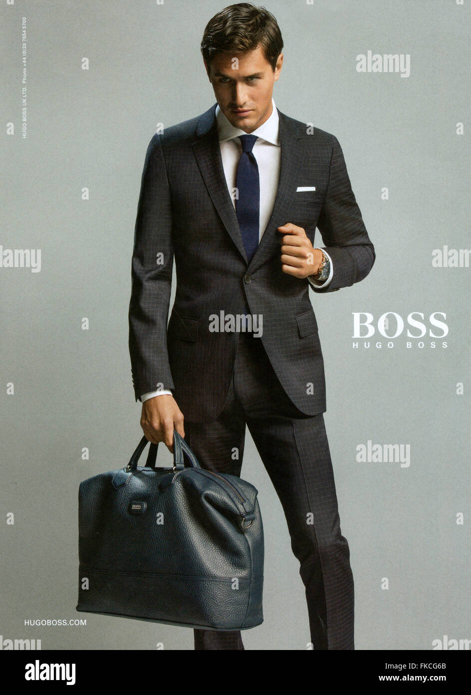 2010s UK Hugo Boss Magazine Advert Stock Photo - Alamy