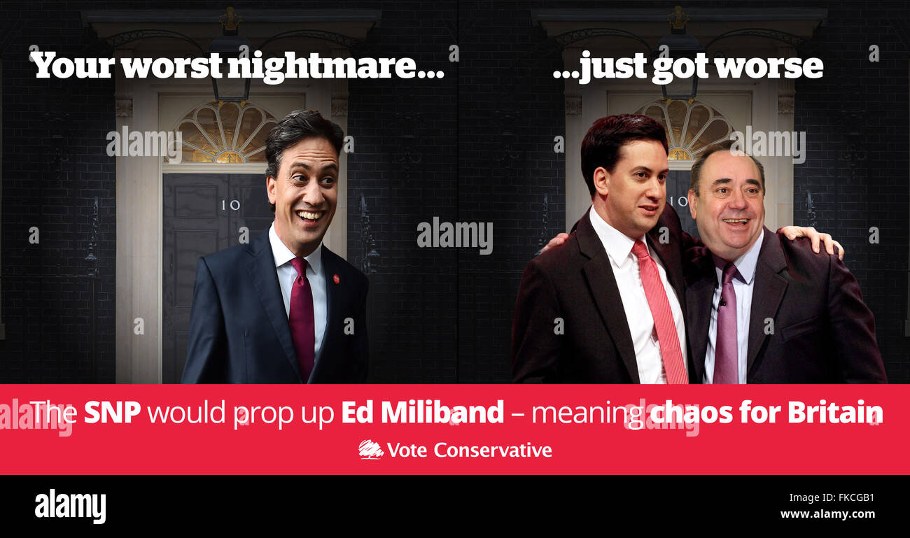 2010s UK The Conservative Party Billboard Advert Stock Photo - Alamy