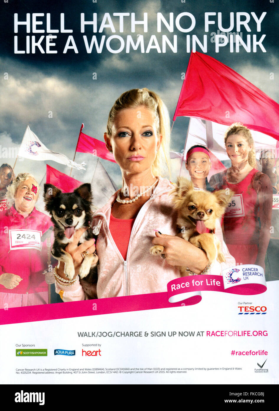 2010s UK Race for Life Magazine Advert Stock Photo - Alamy