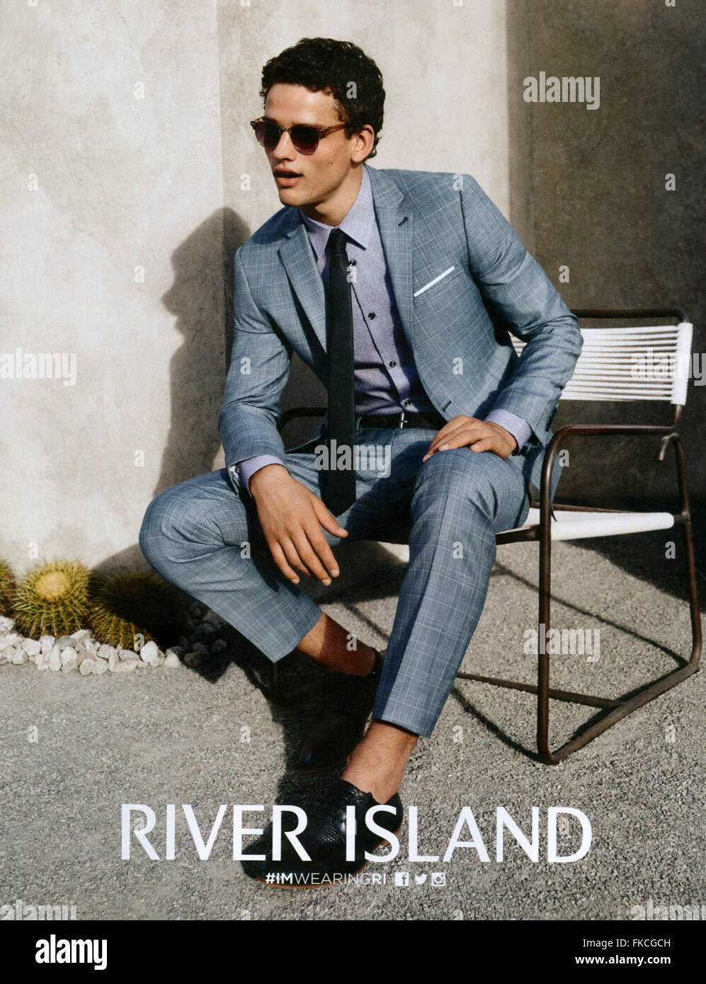 1910s UK River Island Magazine Advert Stock Photo - Alamy