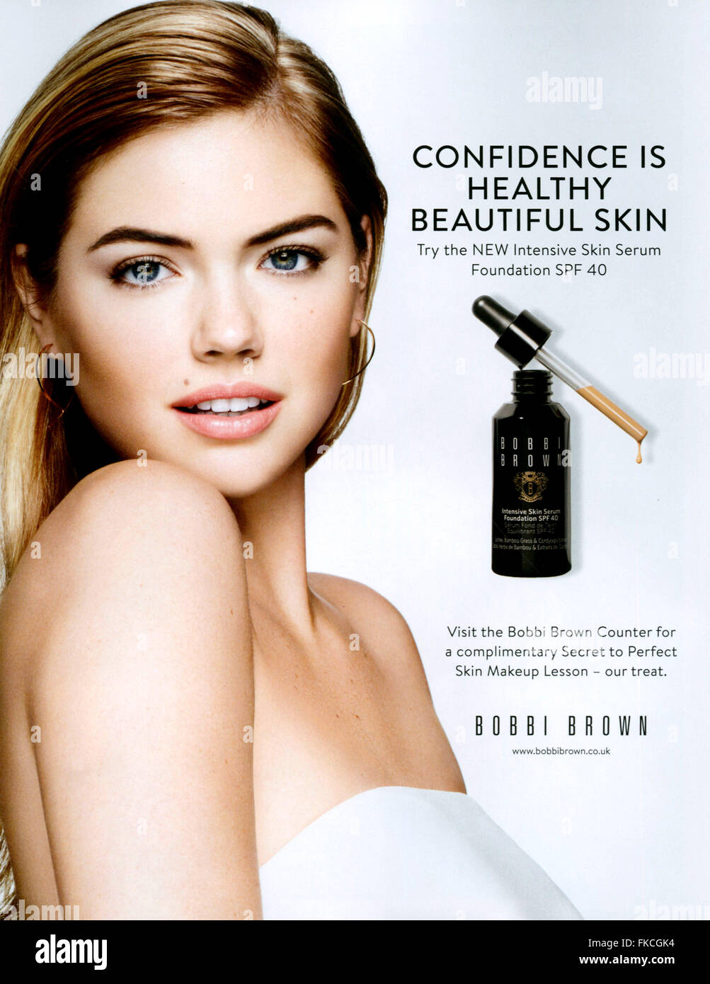 2010s UK Bobbi Brown Magazine Advert Stock Photo - Alamy