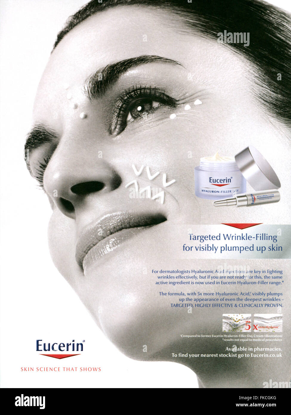 2010s UK Eucerin Magazine Advert Stock Photo - Alamy