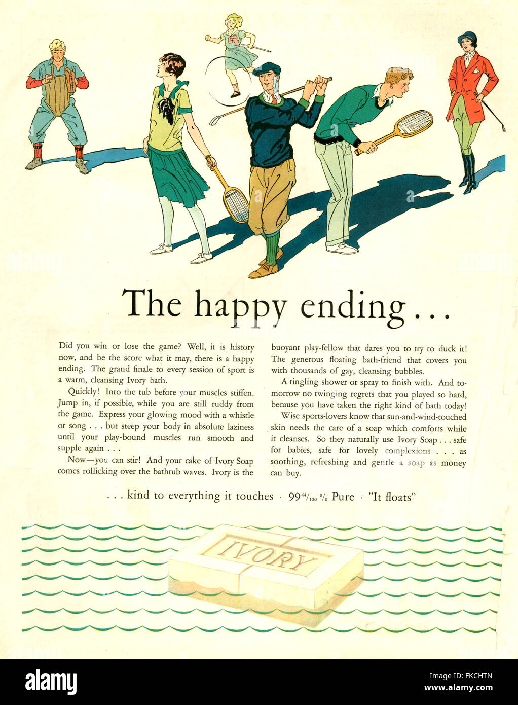 1920s USA Ivory Magazine Advert Stock Photo - Alamy