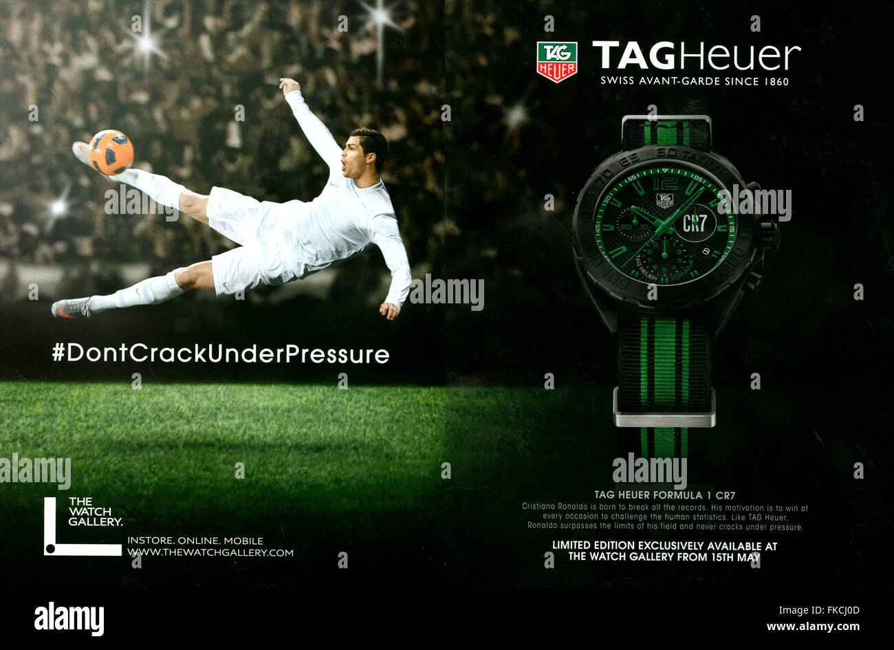 2010s UK Tag Heuer Magazine Advert Stock Photo - Alamy