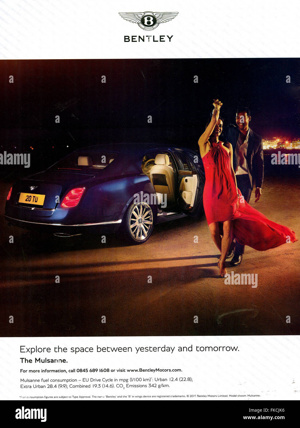 2010s uk bentley magazine advert hi-res stock photography and images ...