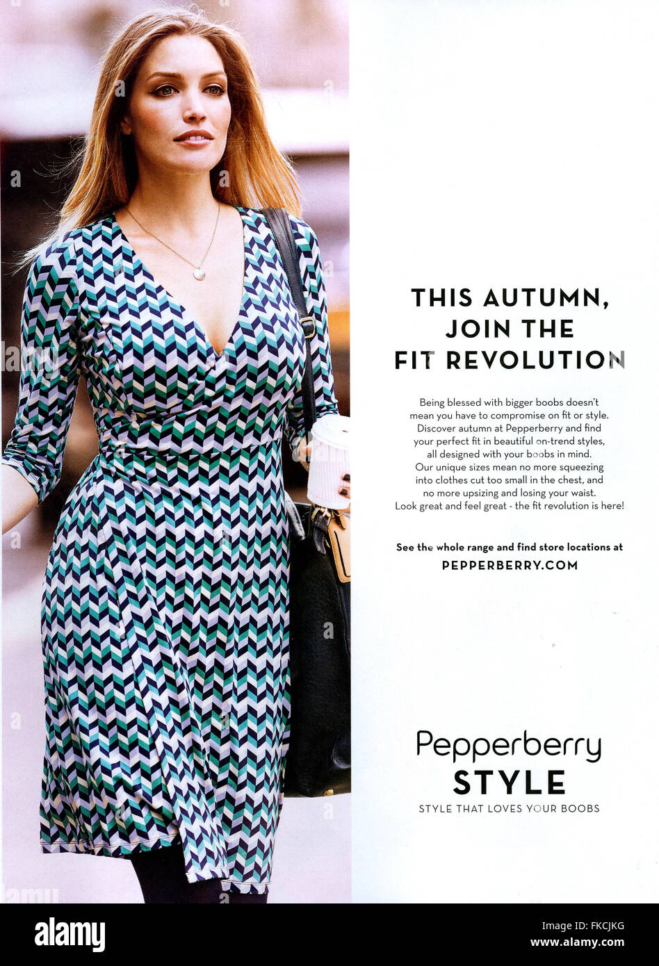 2010s UK Pepperberry Magazine Advert Stock Photo - Alamy