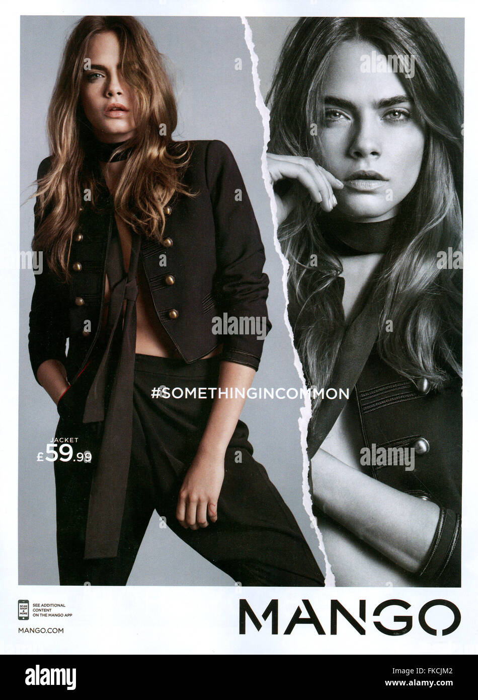 2010s UK Mango Magazine Advert Stock Photo - Alamy