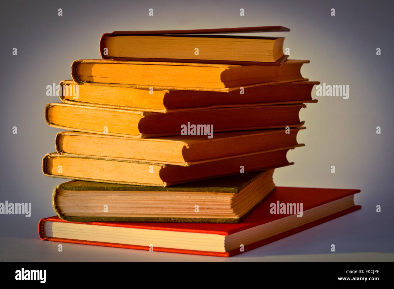 Stack of books Stock Photo - Alamy