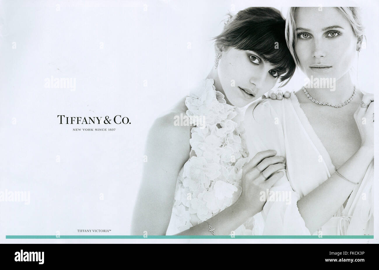 2010s UK Tiffany & Co Magazine Advert Stock Photo - Alamy