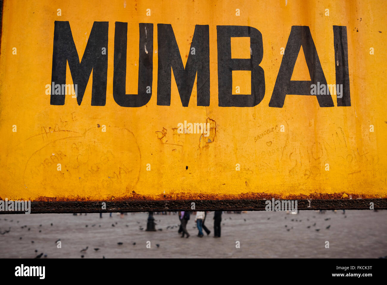Mumbai signage india hi-res stock photography and images - Alamy