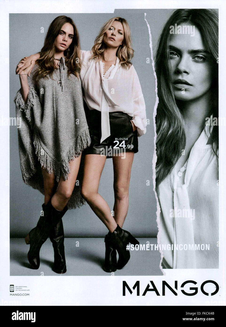 2010s UK Mango Magazine Advert Stock Photo - Alamy