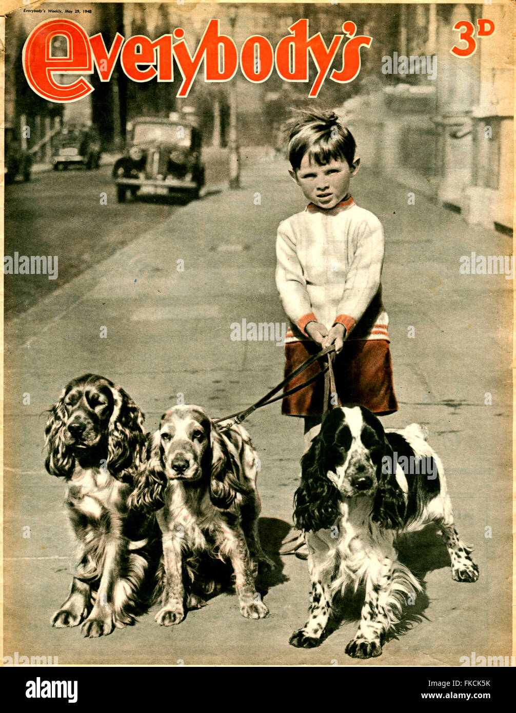 1940s UK Everybody's Magazine Cover Stock Photo - Alamy