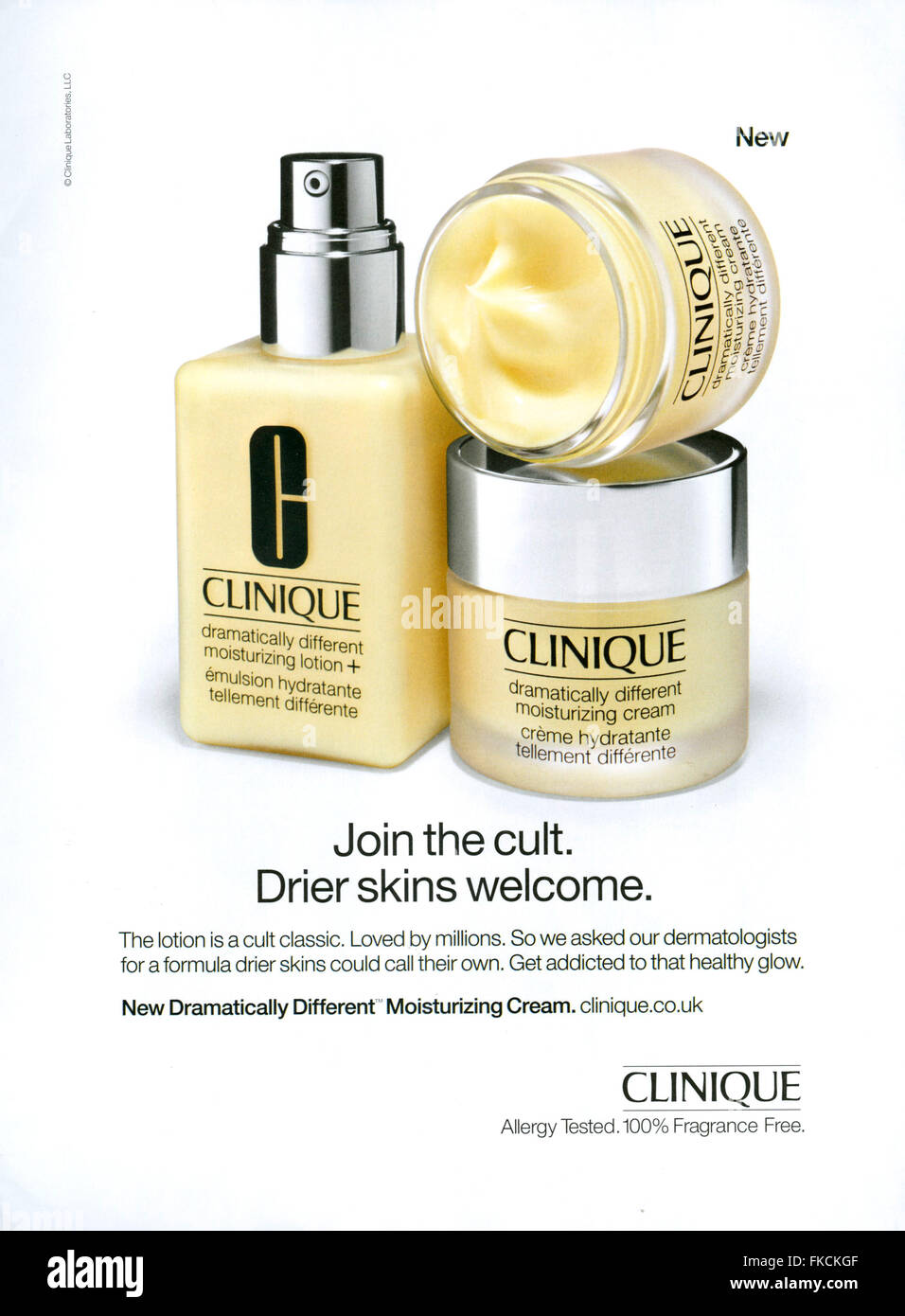 Clinique advert hi-res stock photography and images - Alamy