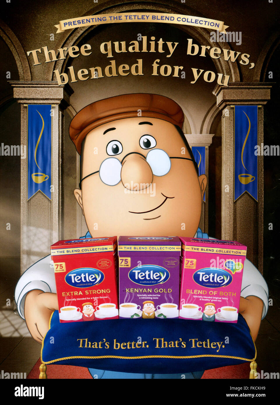 2010s UK Tetley Magazine Advert Stock Photo - Alamy