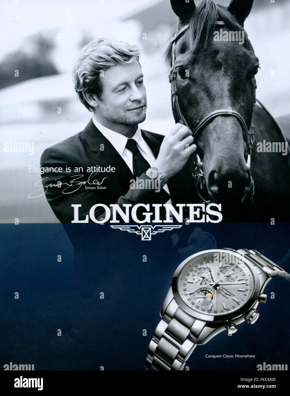 2010s UK Longines Magazine Advert Stock Photo - Alamy