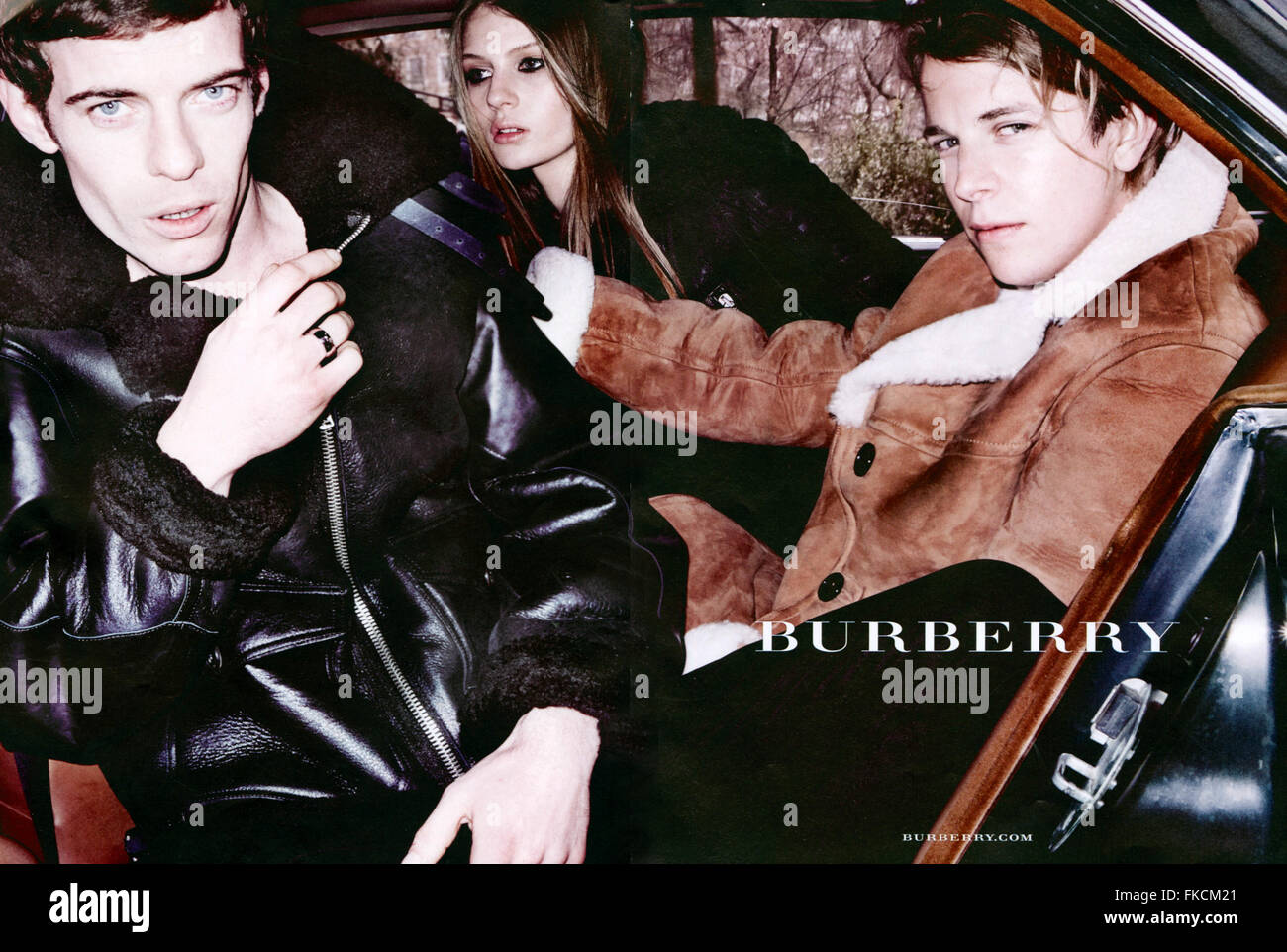 2010s UK Burberry Magazine Advert Stock Photo - Alamy