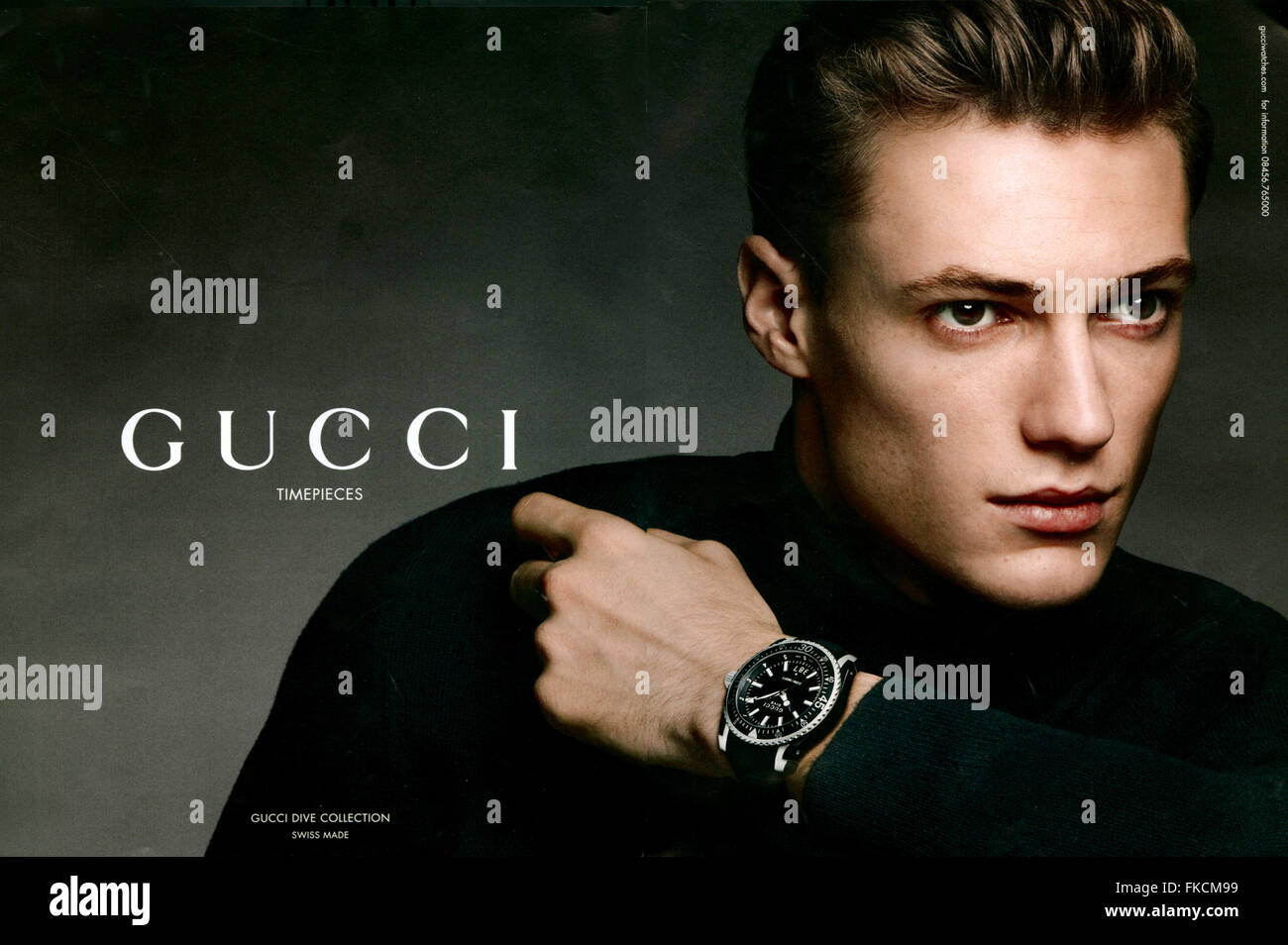 2010s UK Gucci Magazine Advert Stock Photo - Alamy