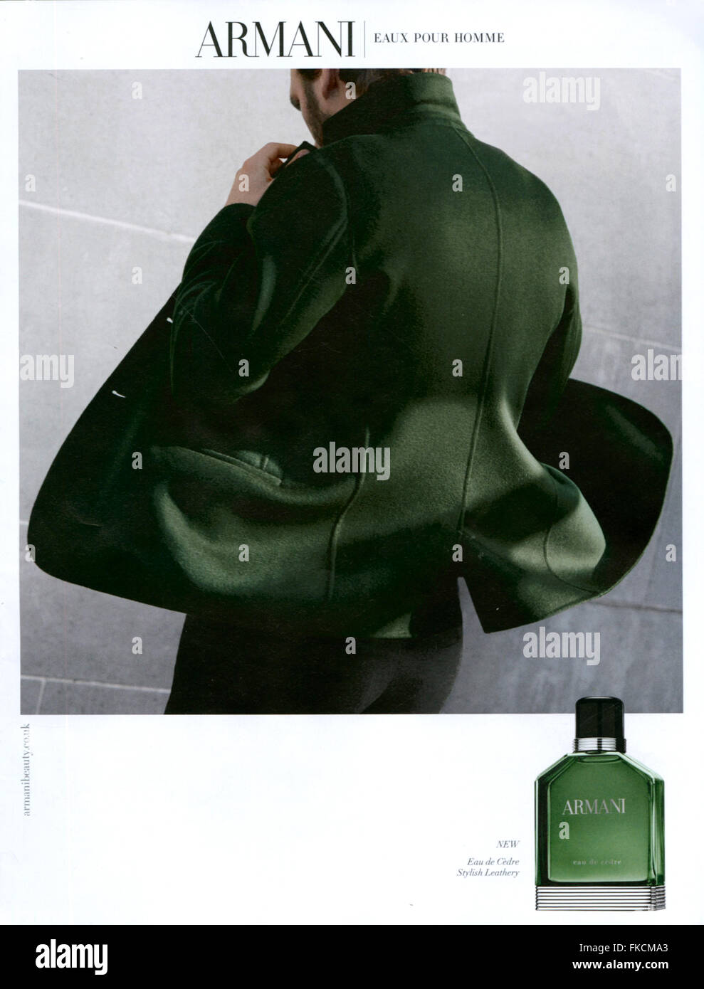 2010s UK Armani Magazine Advert Stock Photo - Alamy