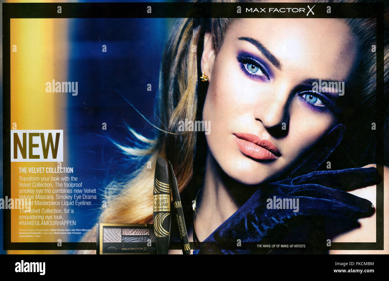 2010s UK Max Factor Magazine Advert Stock Photo - Alamy