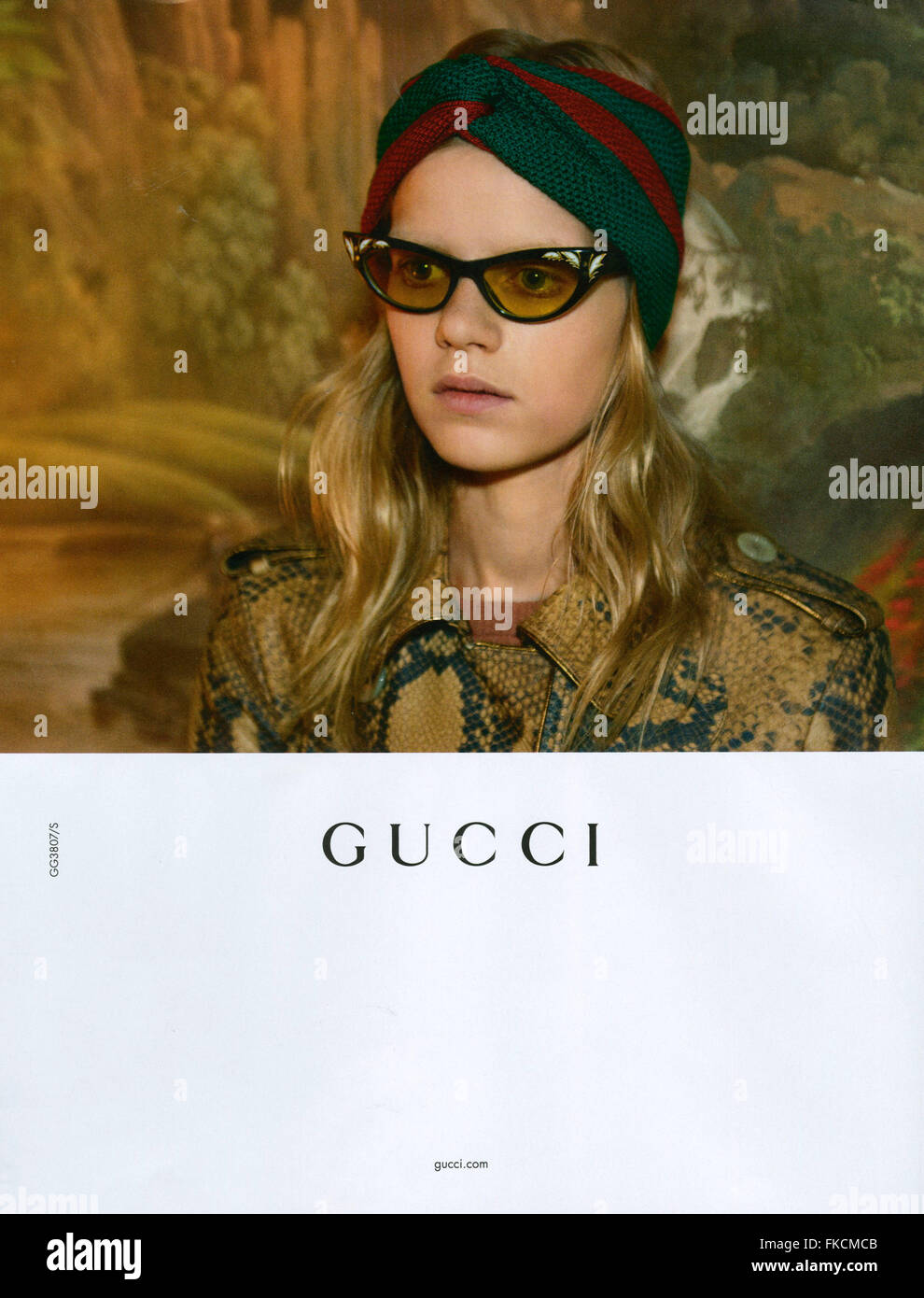 2010s UK Gucci Magazine Advert Stock Photo - Alamy