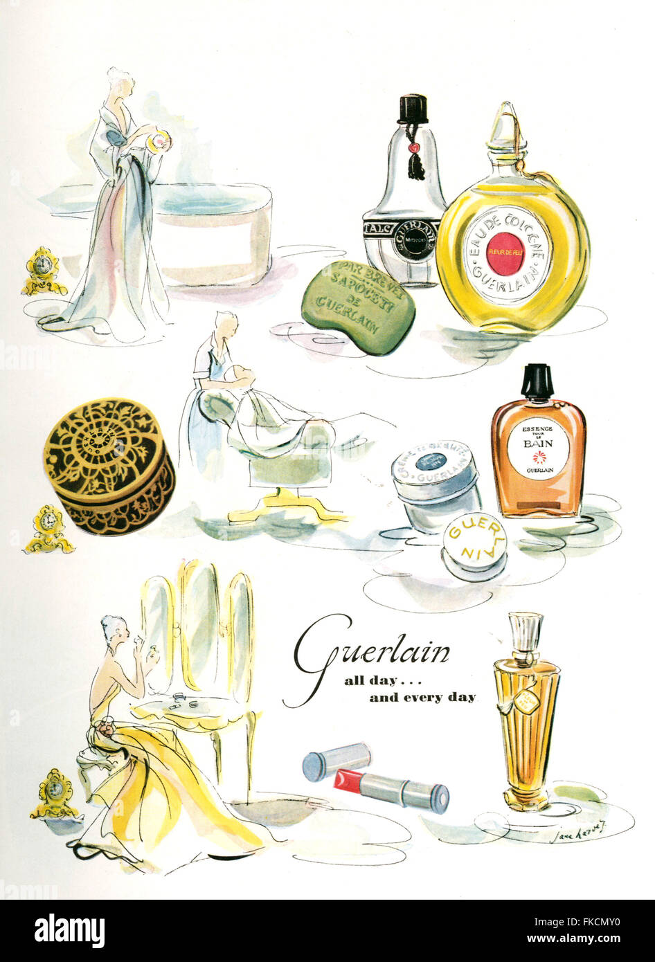 Advert guerlain perfume hi-res stock photography and images - Alamy