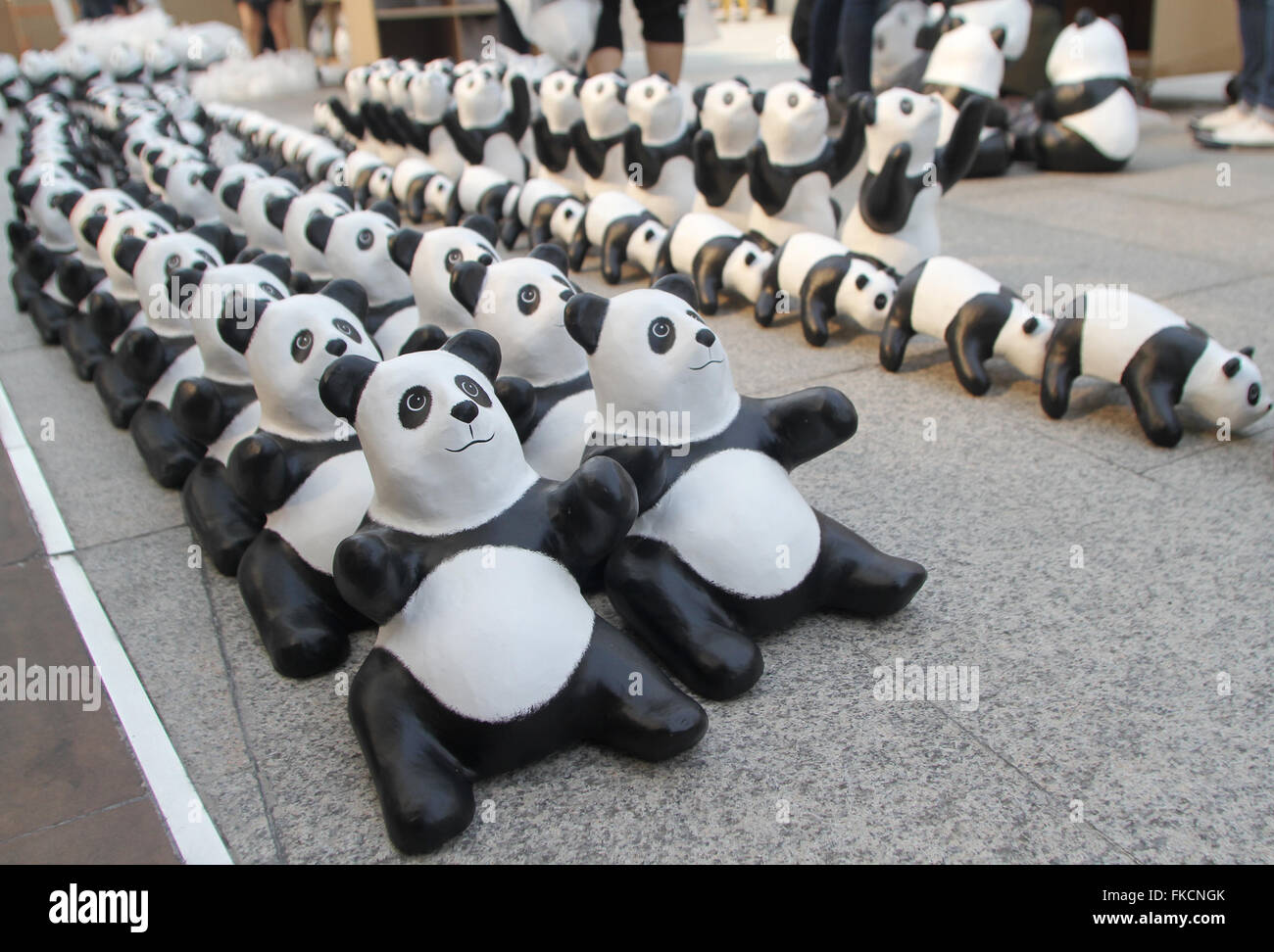 Bangkok, Thailand. 08th Mar, 2016. The 1600 Pandas exhibition by French ...