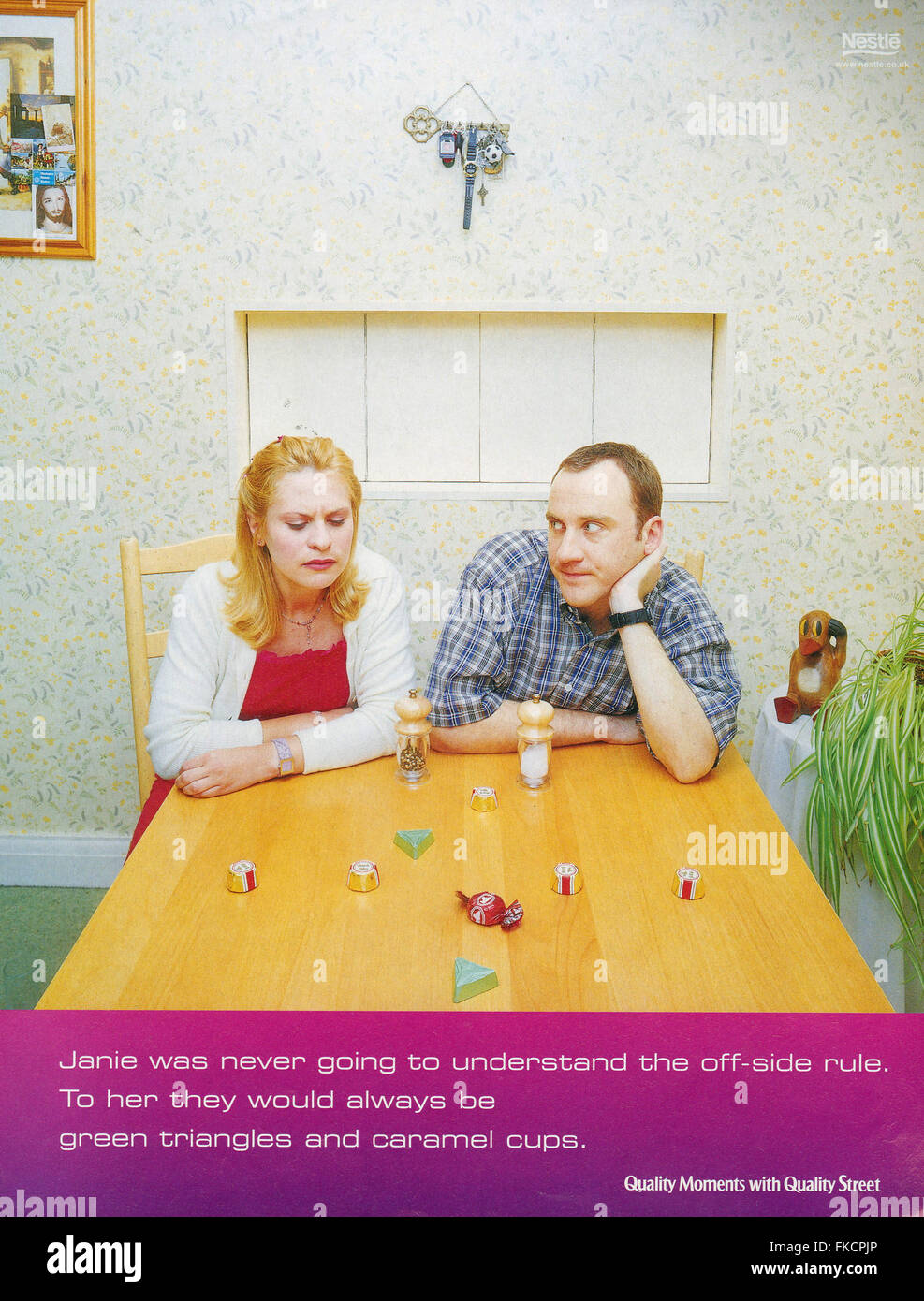2000s UK Nestle Magazine Advert Stock Photo - Alamy