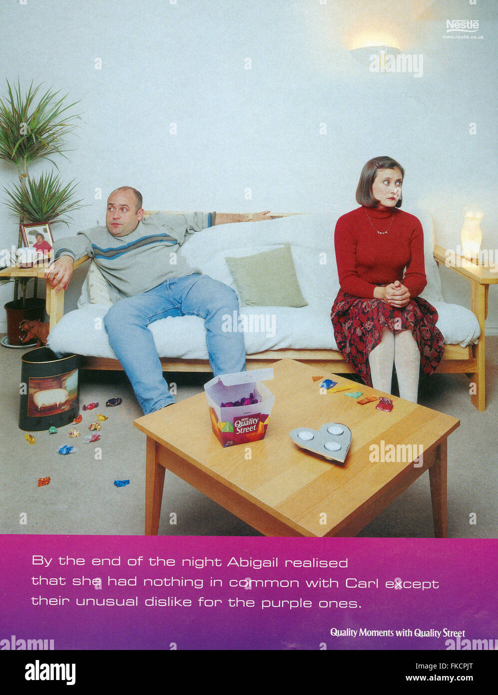 2000s UK Nestle Magazine Advert Stock Photo - Alamy
