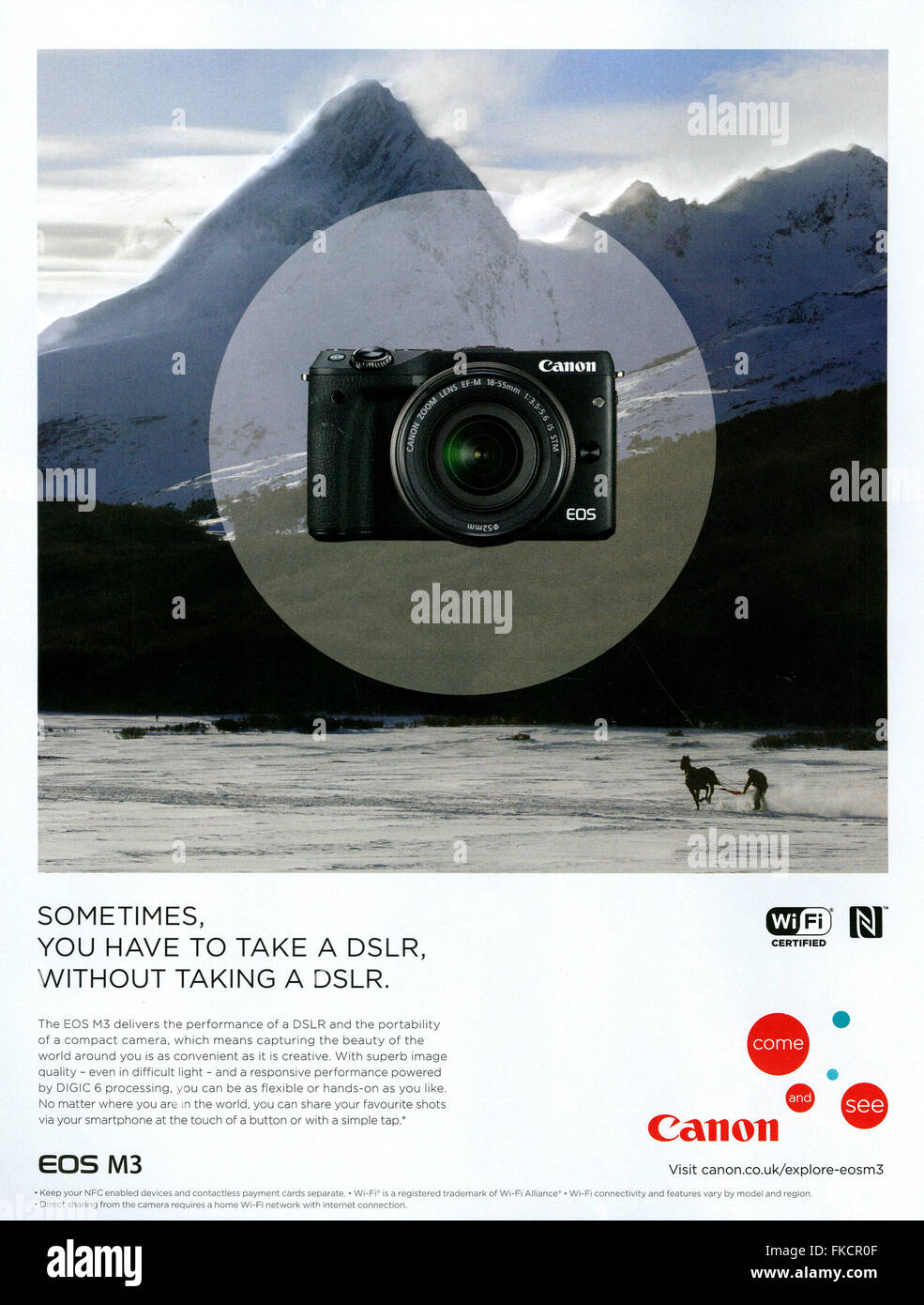 2010s UK Canon Magazine Advert Stock Photo - Alamy