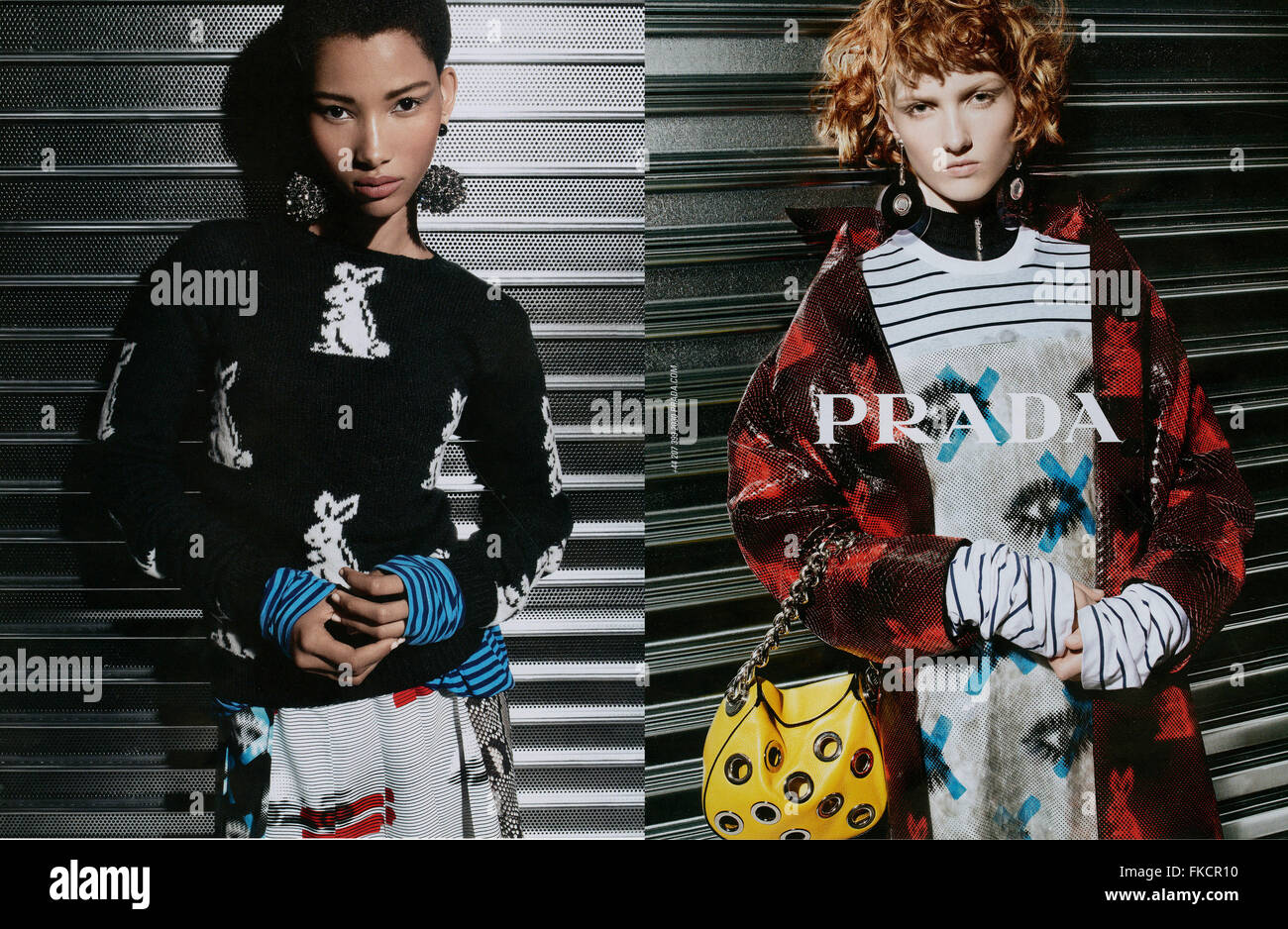 2010s UK Prada Magazine Advert Stock Photo - Alamy