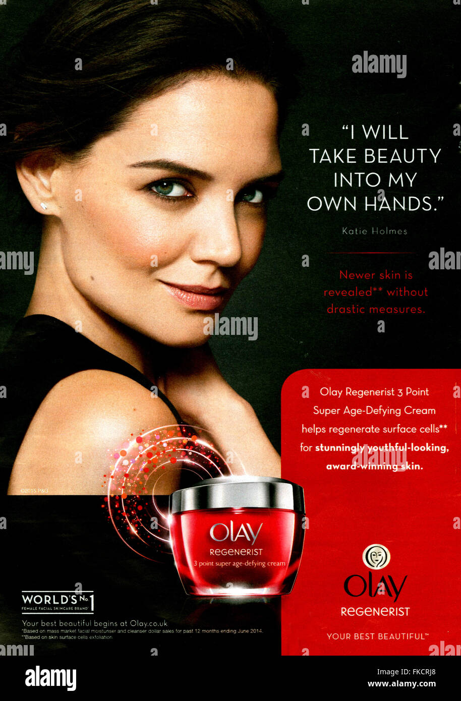 2010s UK Olay Magazine Advert Stock Photo - Alamy