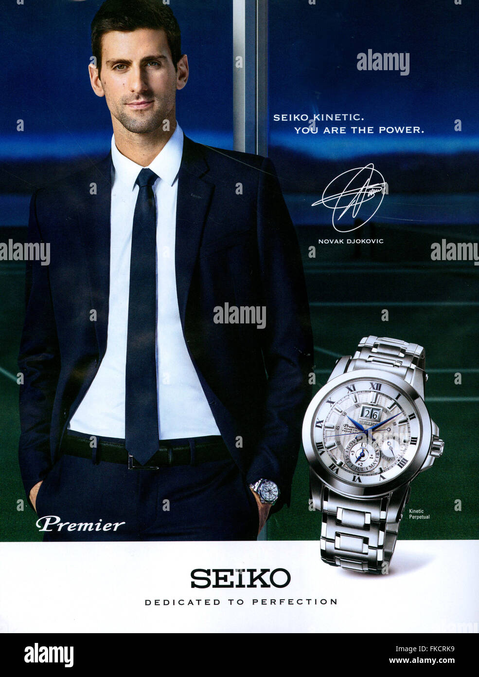 2010s UK Seiko Magazine Advert Stock Photo - Alamy