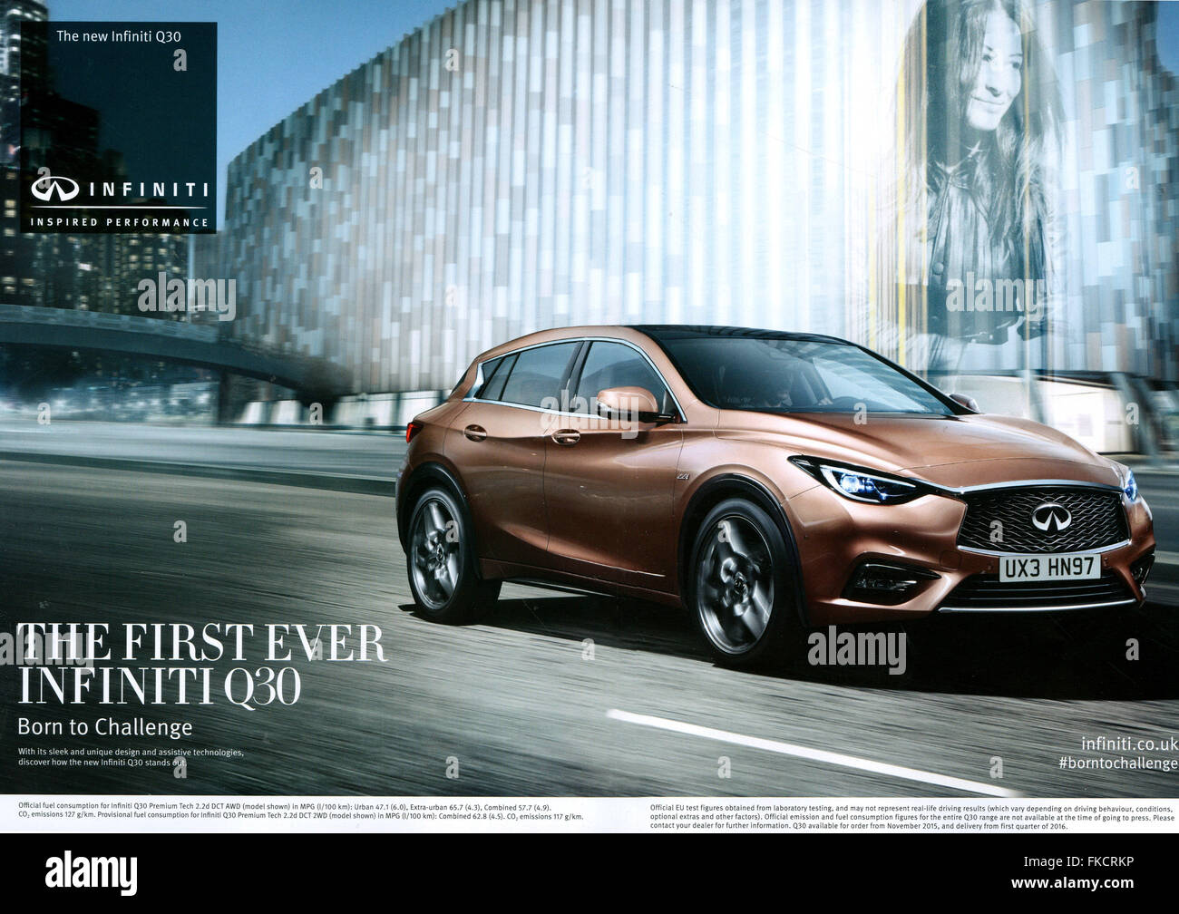 Infiniti q30 cars hi-res stock photography and images - Alamy