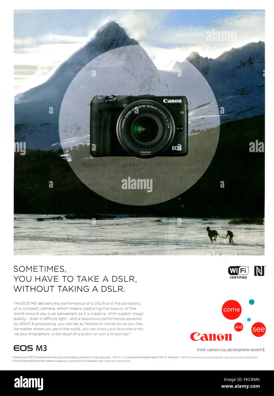 2010s UK Canon Magazine Advert Stock Photo - Alamy