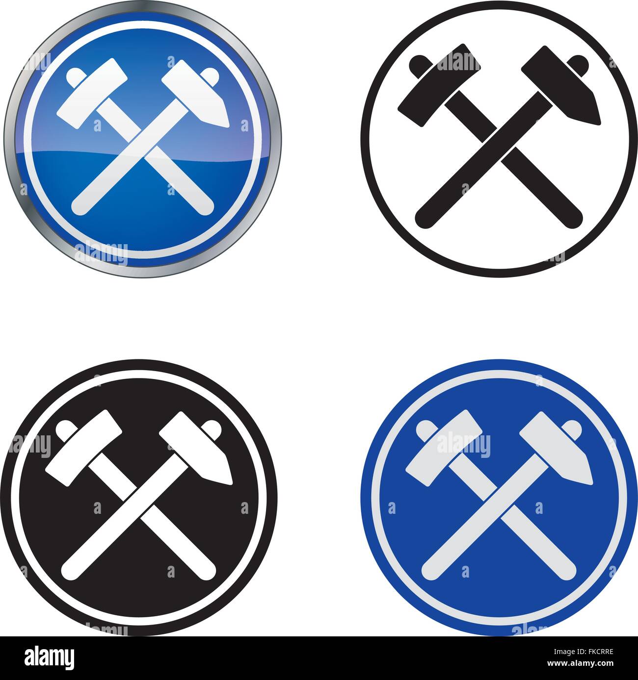 Miners symbol hi-res stock photography and images - Alamy