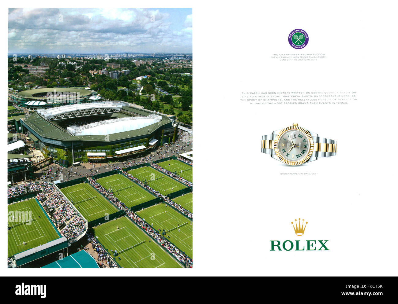 2010s UK Rolex Magazine Advert Stock Photo - Alamy