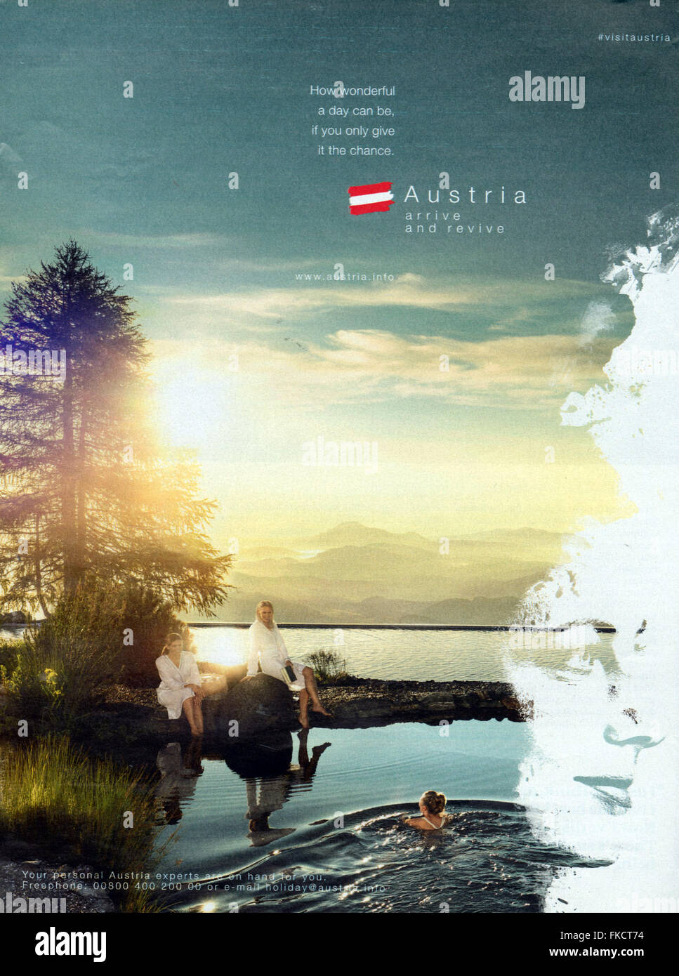 2010s UK Austria Magazine Advert Stock Photo - Alamy