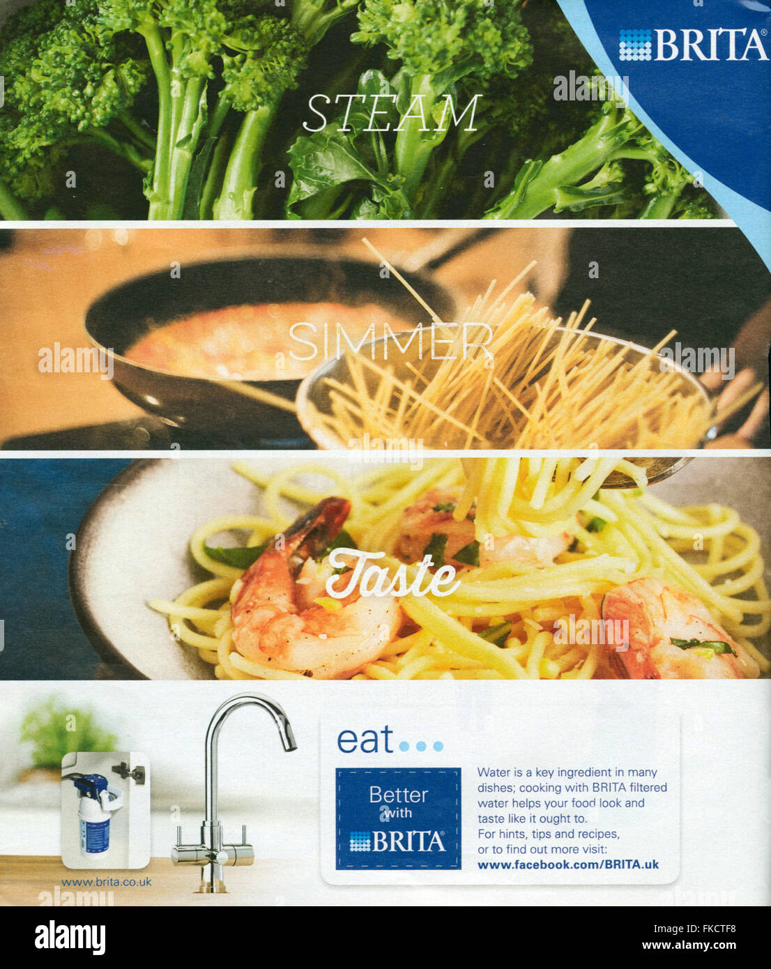 2010s UK Brita Magazine Advert Stock Photo - Alamy