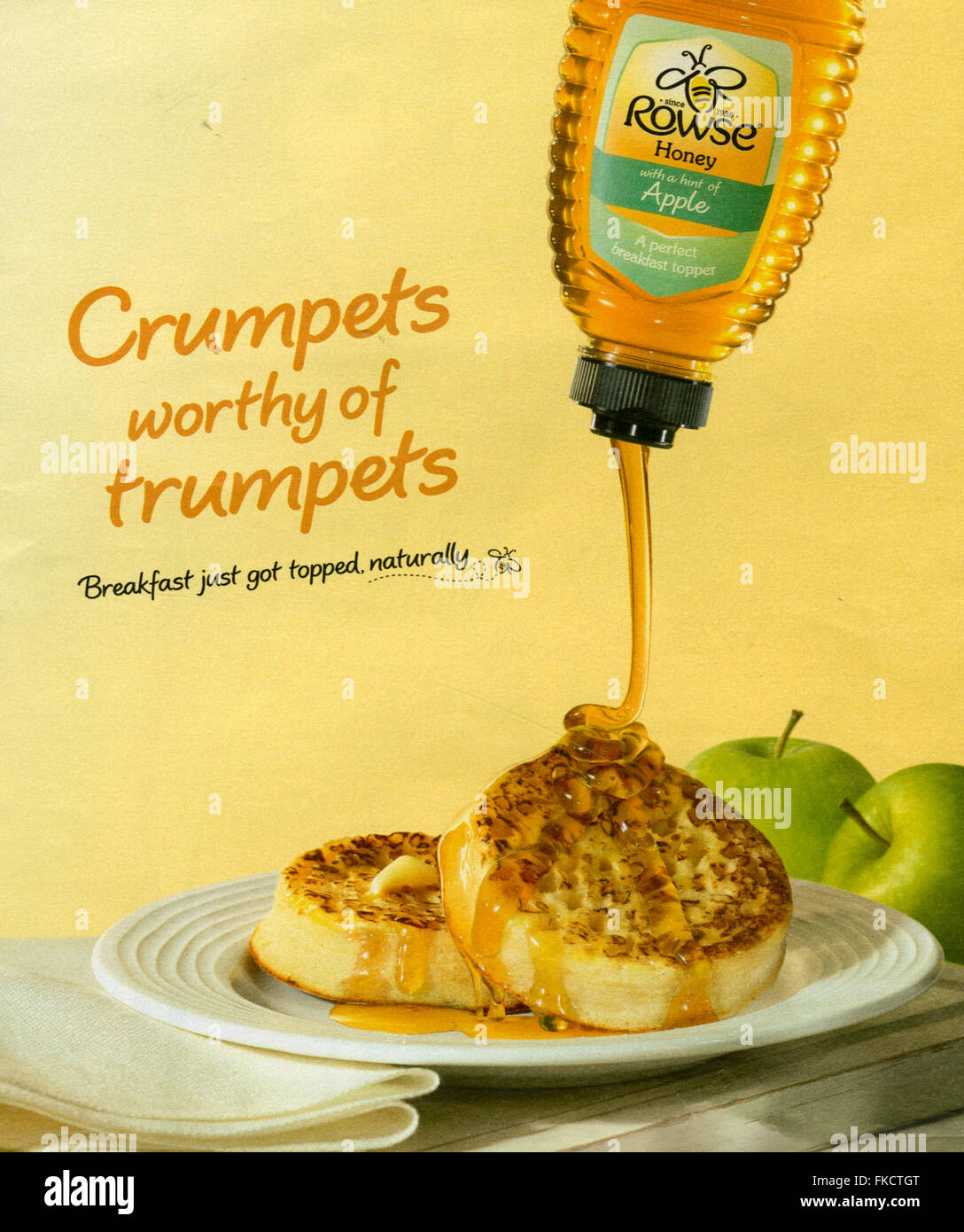 Honey advert hi-res stock photography and images - Alamy
