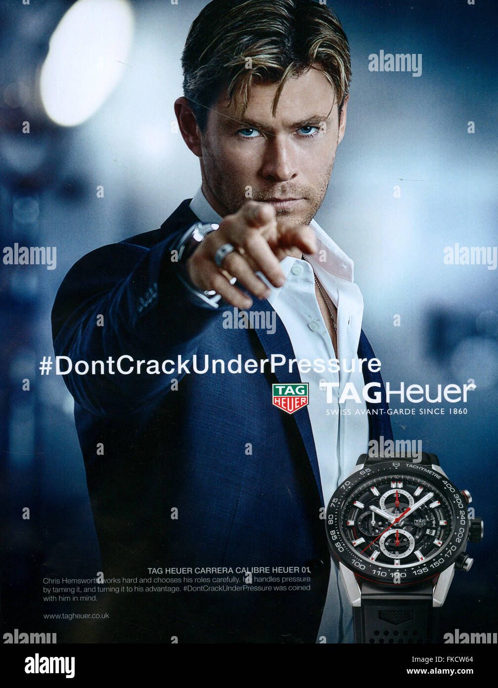 1910s UK Tag Heuer Magazine Advert Stock Photo - Alamy