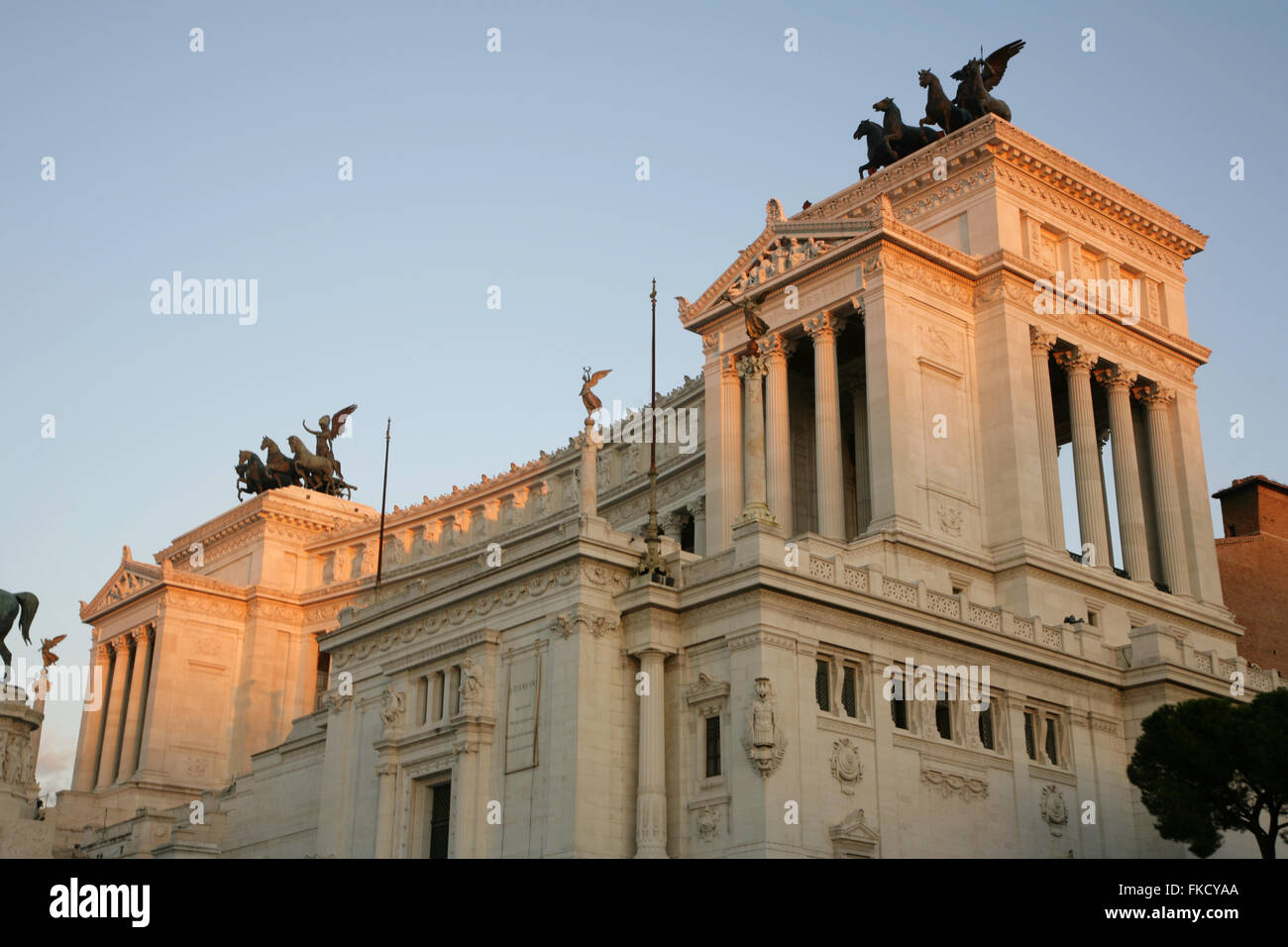 The Victor Emmanuel Monument (Il Vittoriano), also known as the ...