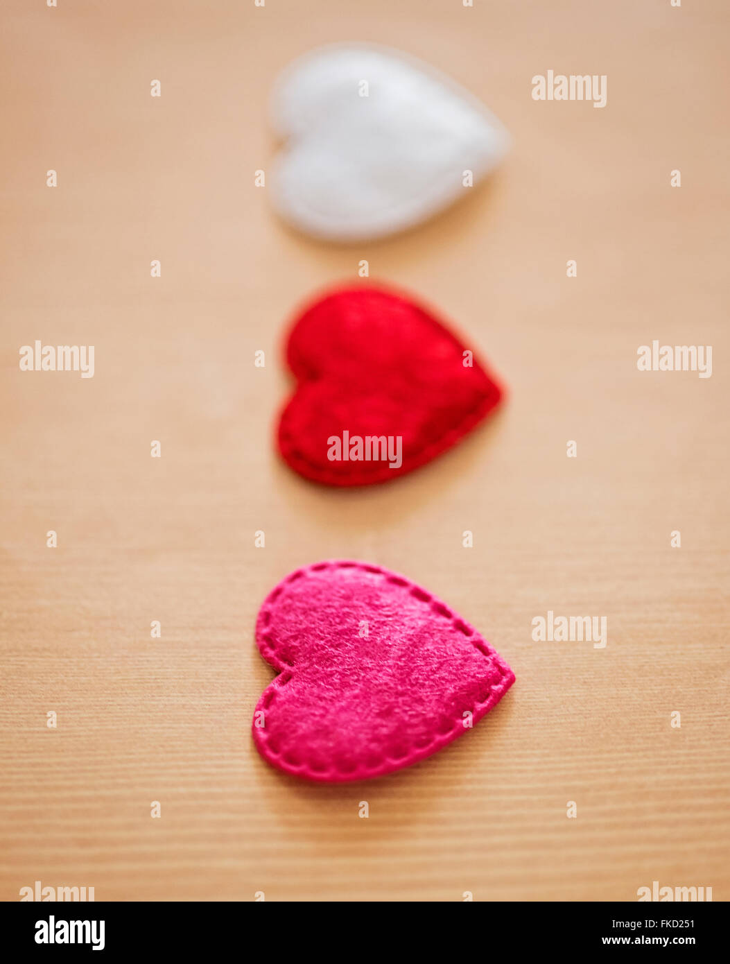 Three hearts hi-res stock photography and images - Alamy