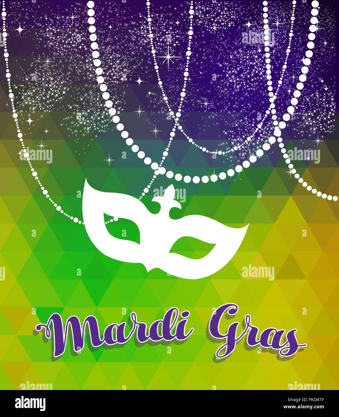Mardi gras design with traditional color background, carnival mask ...