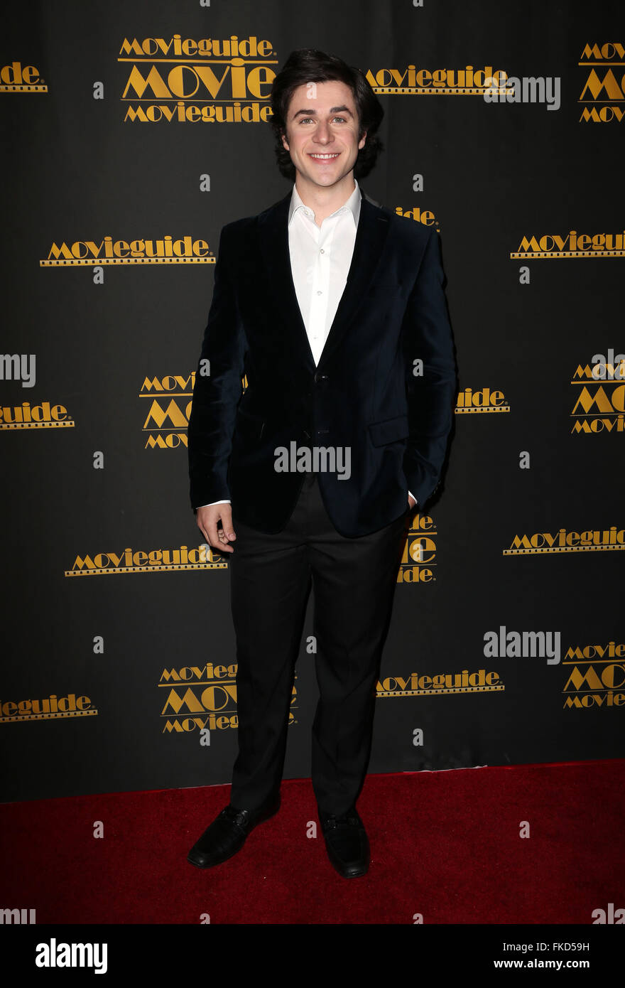 24th Annual Movieguide Awards - Arrivals Featuring: David Henrie Where ...