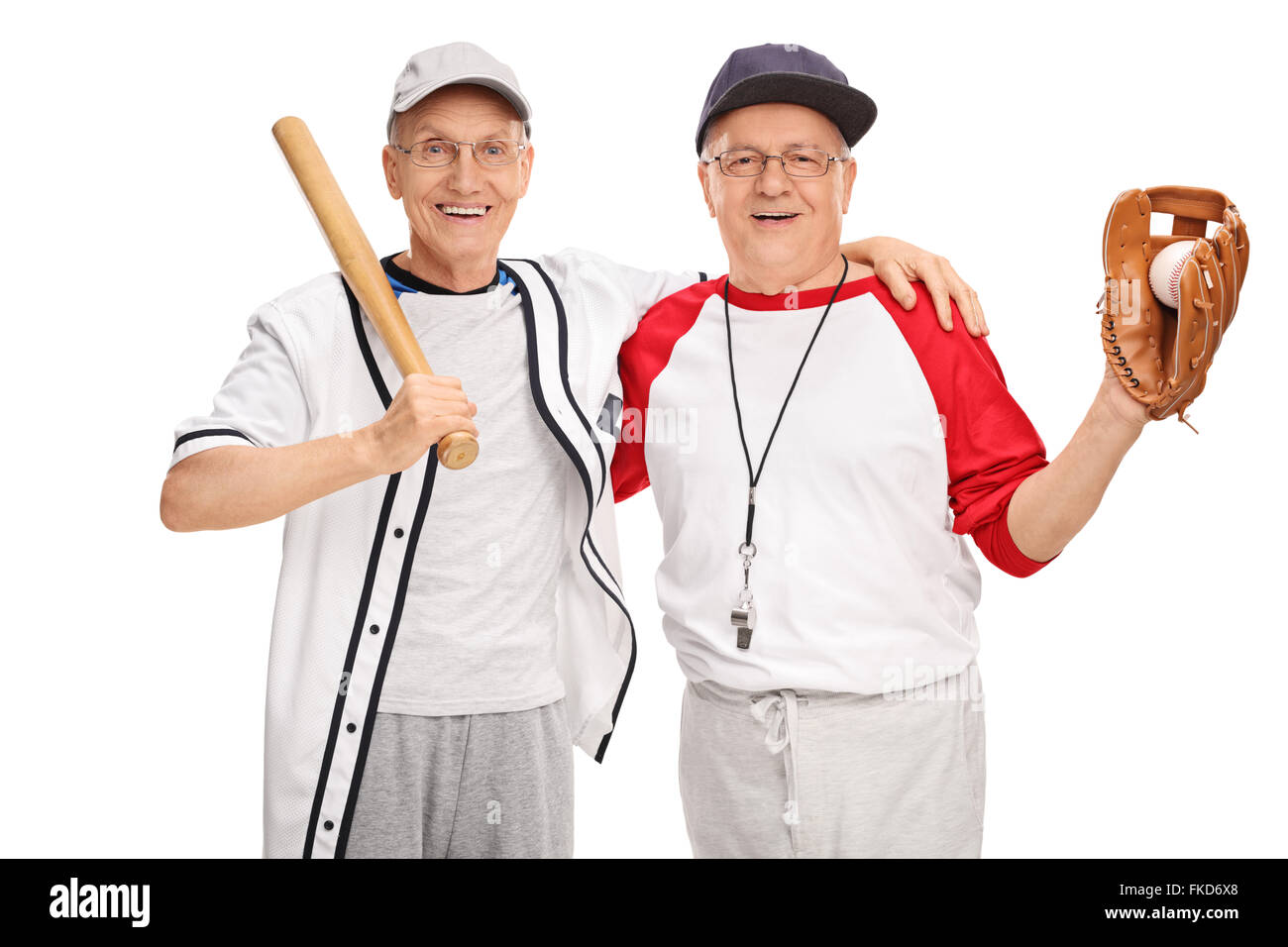 Old Men Playing Baseball