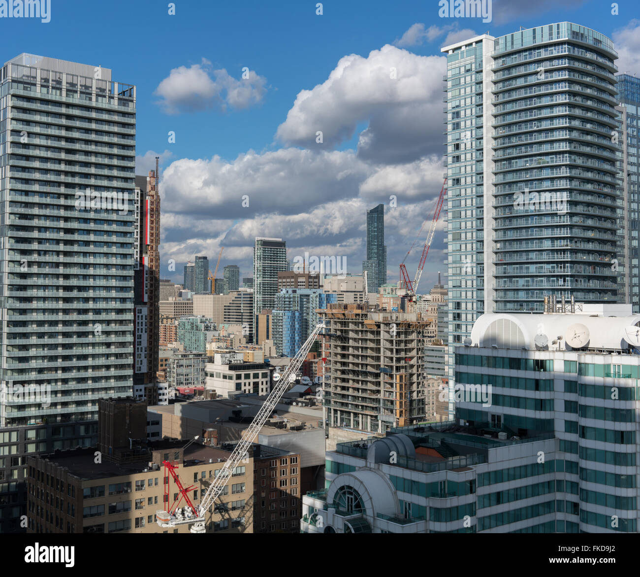 Urban skyline in city, Toronto, Ontario, Canada Stock Photo - Alamy