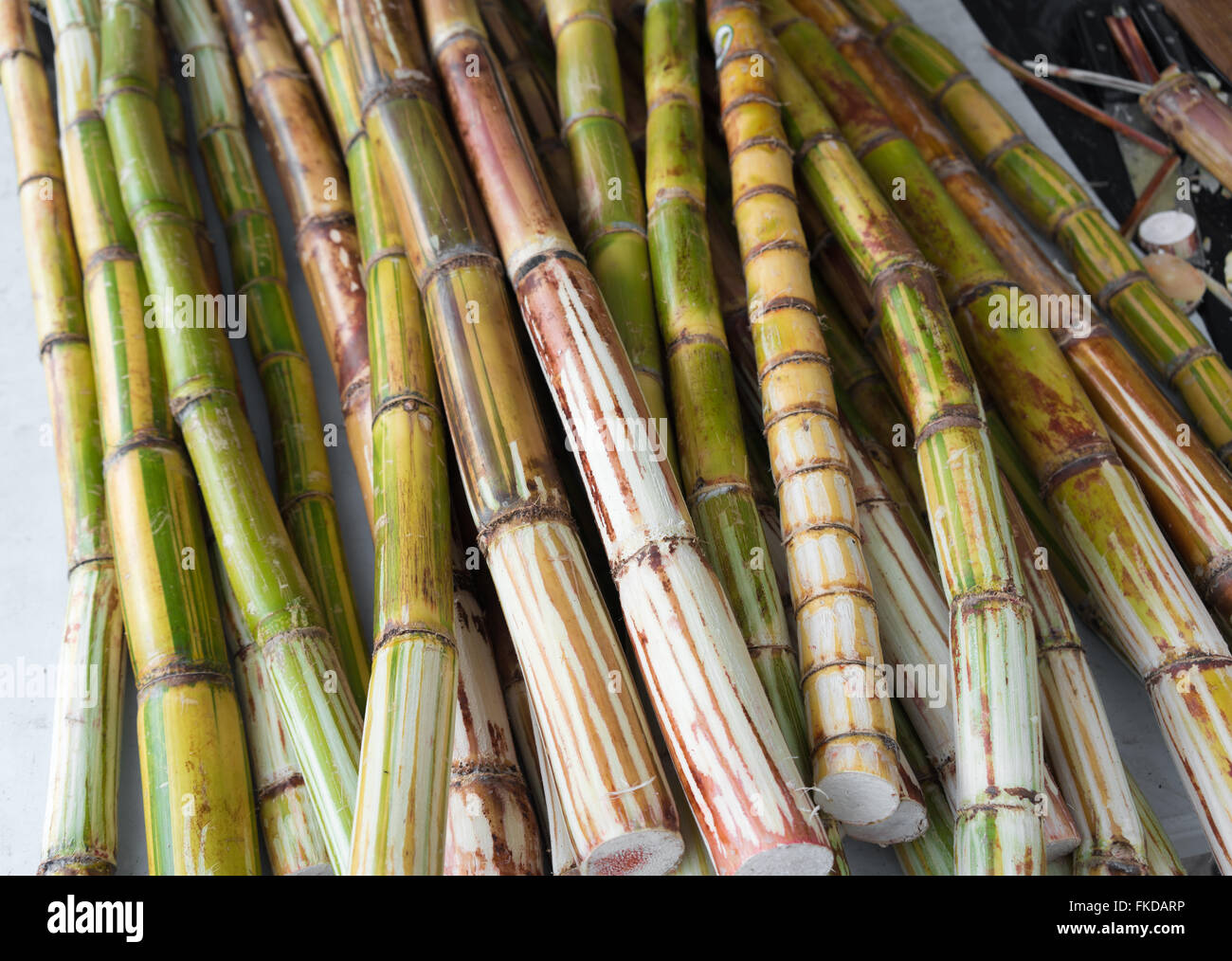 Stack of sugar canes Stock Photo - Alamy