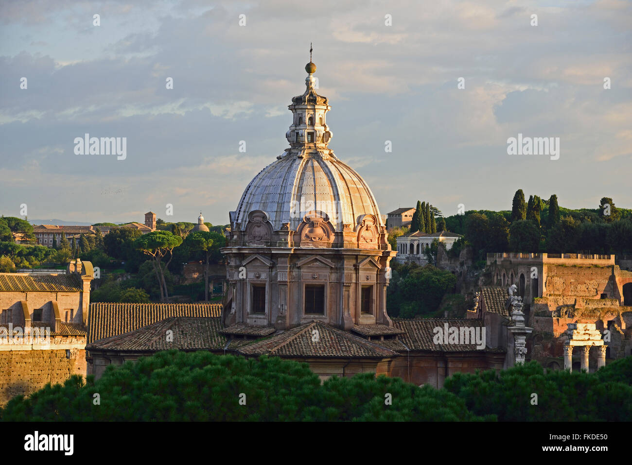 Chapel of Roman Forum Stock Photo - Alamy