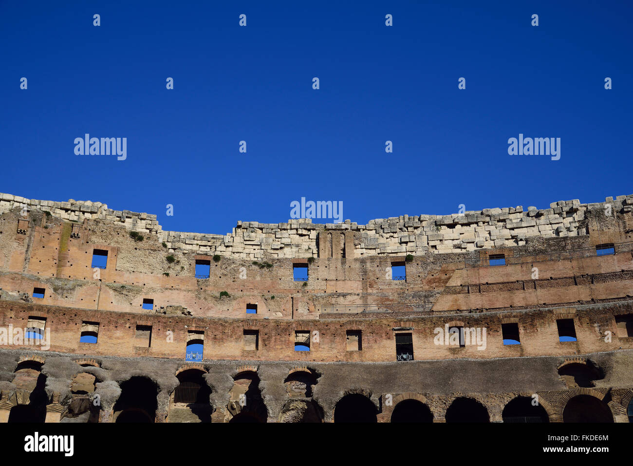 Coliseum against clear sky Stock Photo - Alamy