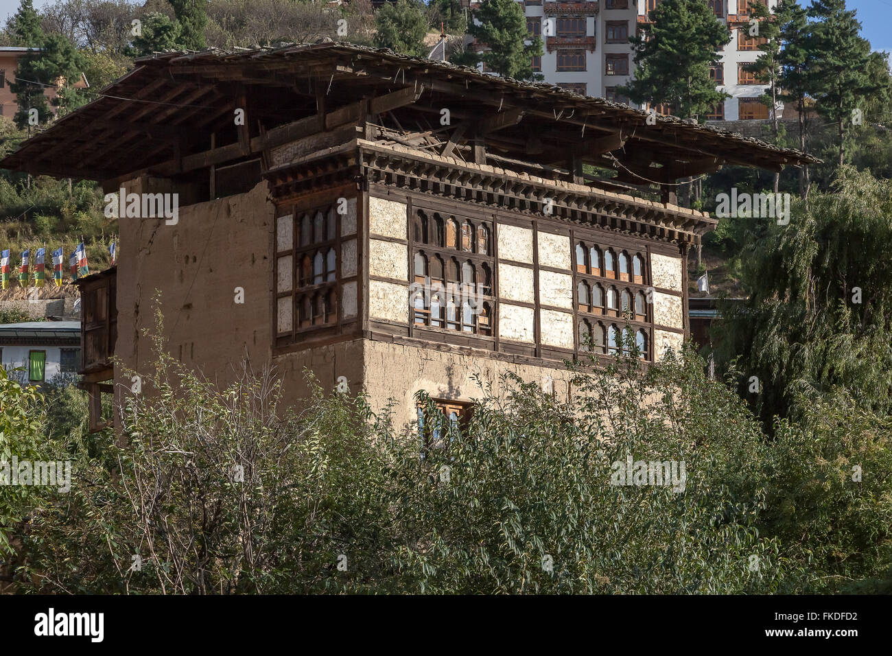 Traditional rural bhutanese house hi-res stock photography and images ...